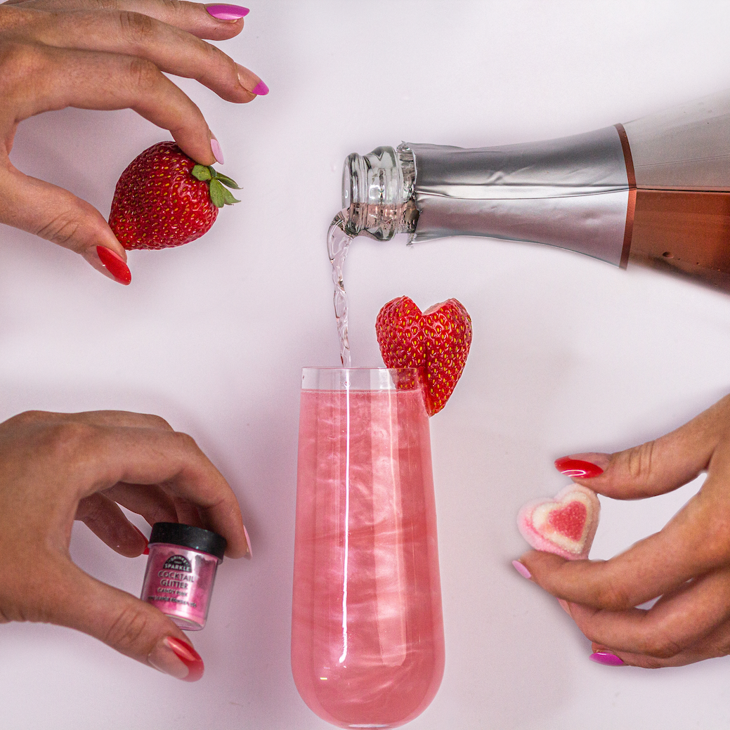 Candy Pink Cocktail Glitter – Drinks That Sparkle
