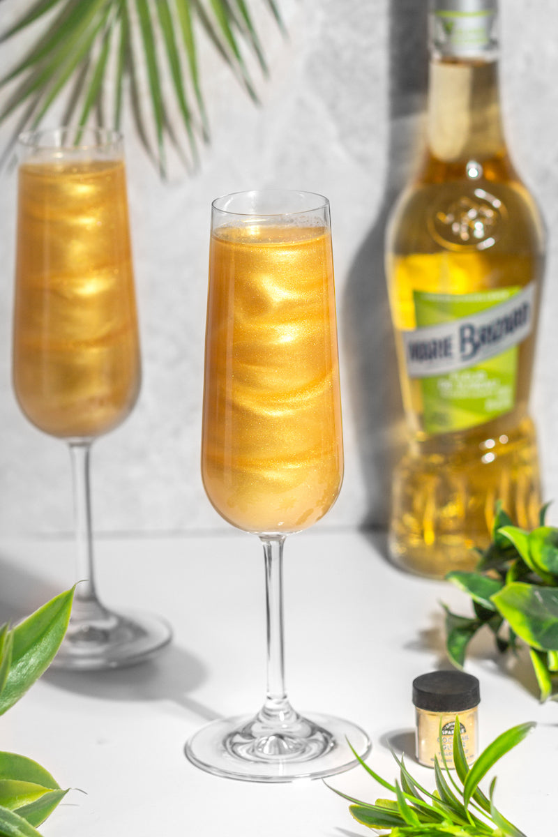 Yellow Gold Cocktail Glitter – Drinks That Sparkle